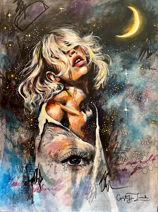 Angela Jane Lavender - Mixed Media Art Witch