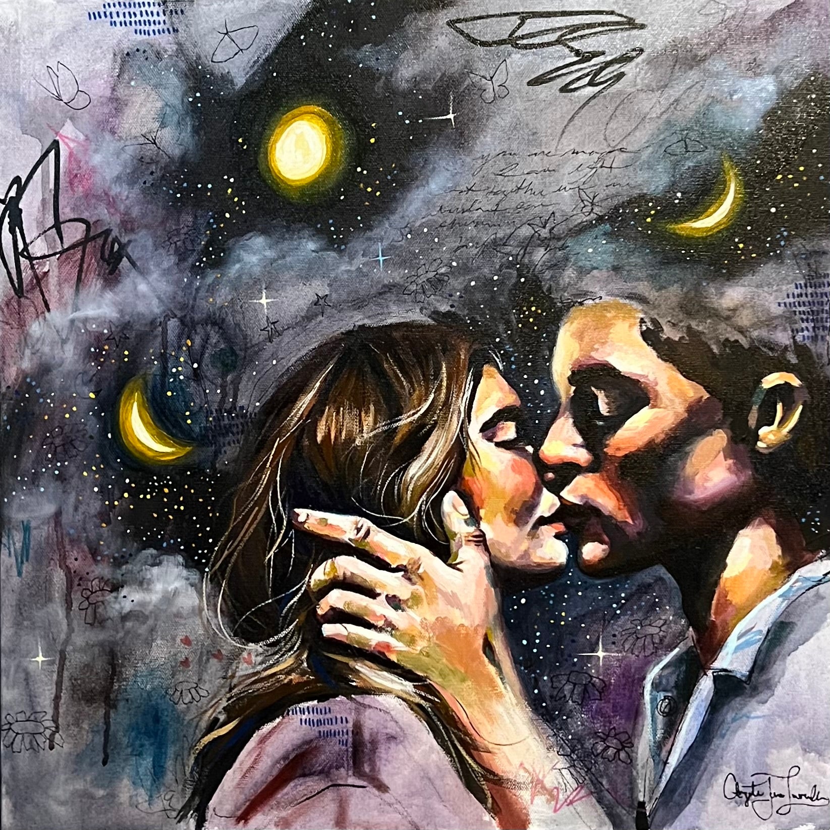 Angela Jane Lavender - Mixed Media Art Witch